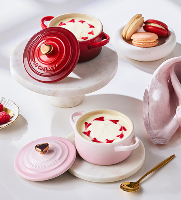 Lemon and Raspberry Fridge Cheesecake | Le Creuset®