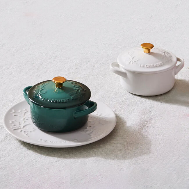 Stoneware Holly Mini Cocotte | Le Creuset®