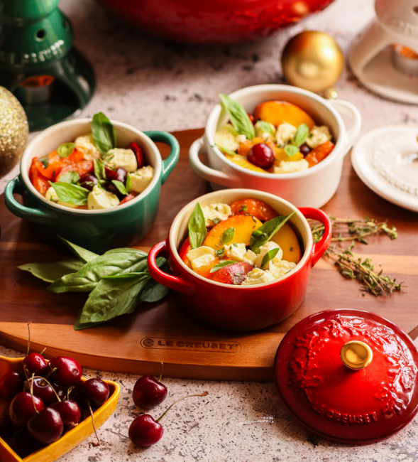 Marinated Stone Fruit Caprese Salad | Le Creuset®